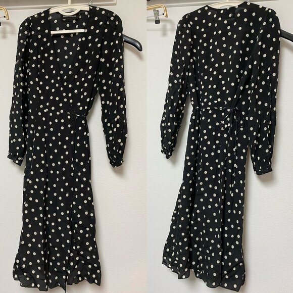 Realisation Par | Dresses | Realisation Par Violette Black White Polka ...